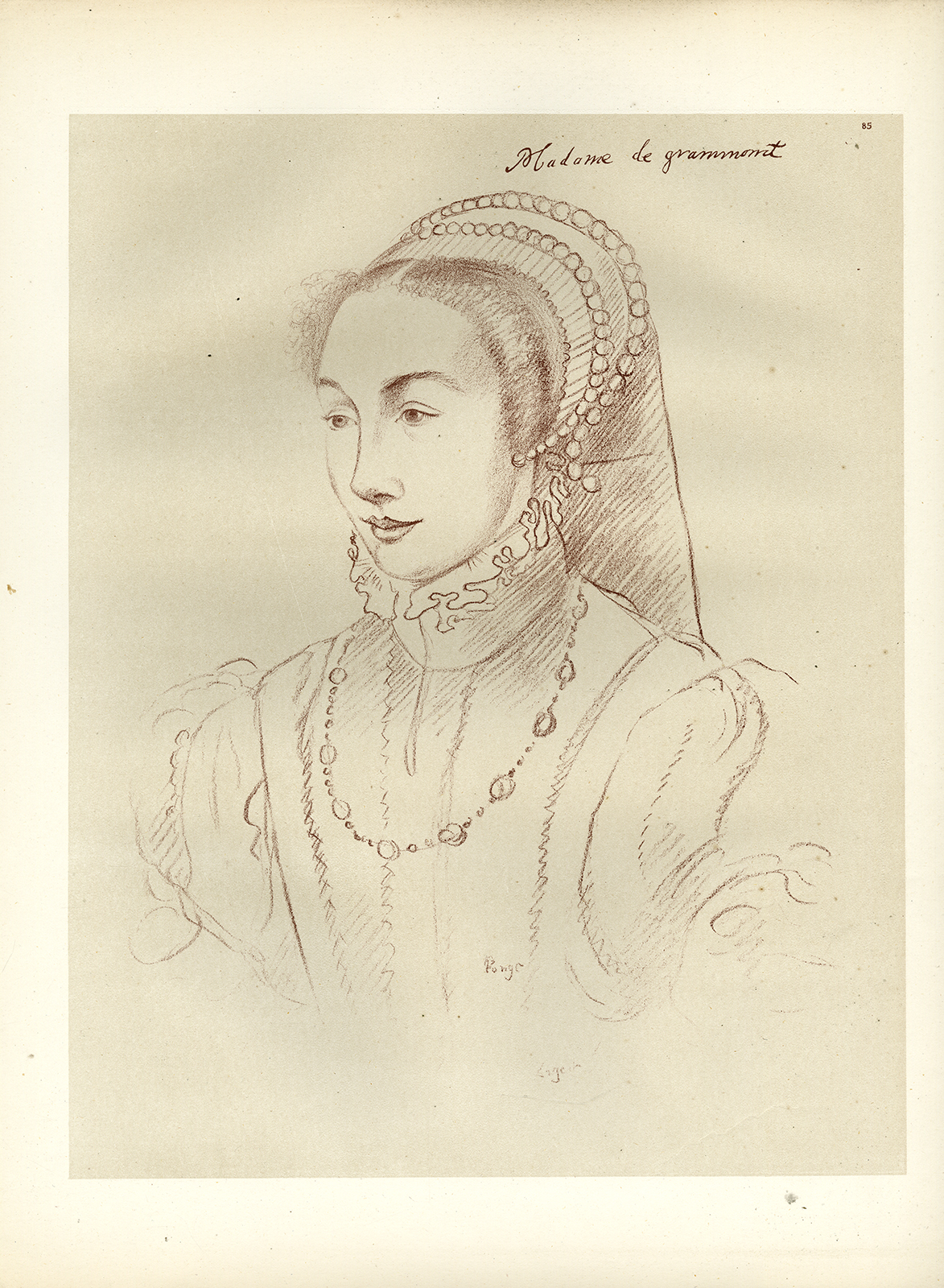 MADAME DE GRAMMONT-PORTRAIT-P.85 'Madame de Grammont' [Lord GOWER after ...