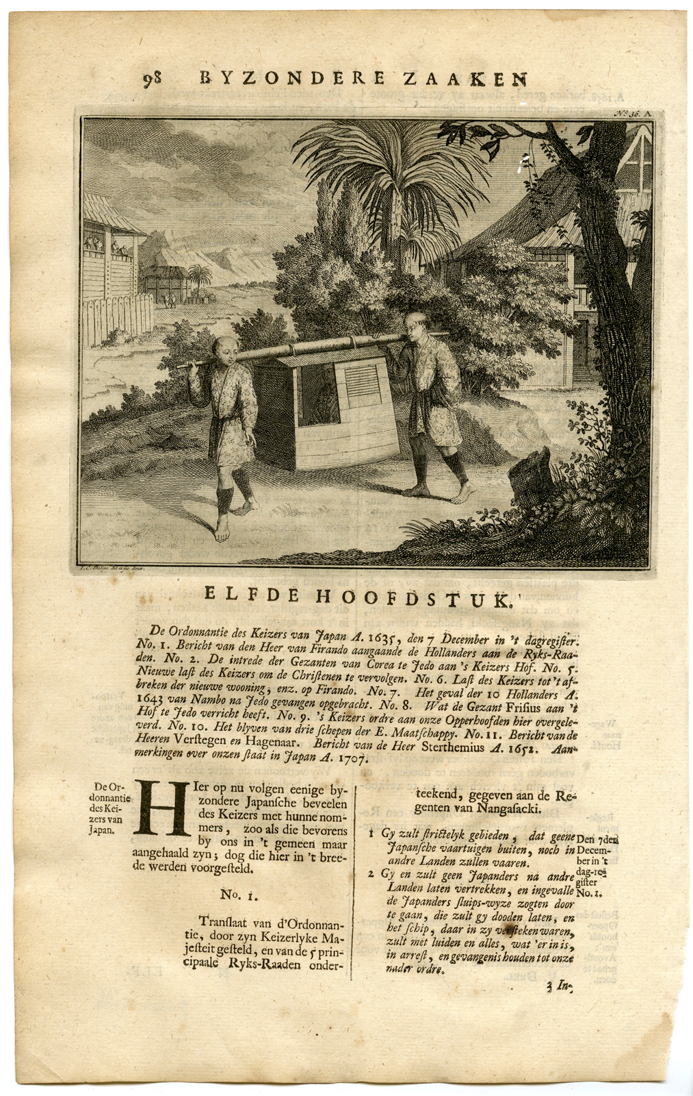 JAPAN-NORIMONO-SEDAN-LITTER-CHAIR-II [After VALENTIJN-VOC, 1724 ...