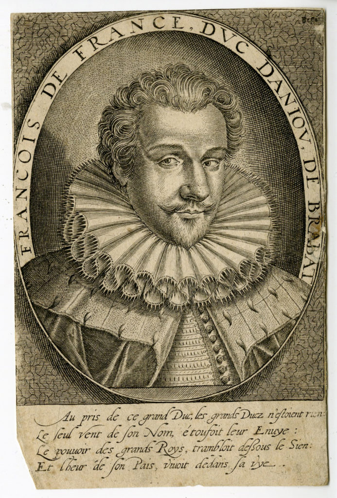 Antique Print - FRANCIS-DUKE OF ANJOU-ALENCON-PORTRAIT-DE LEU after ...