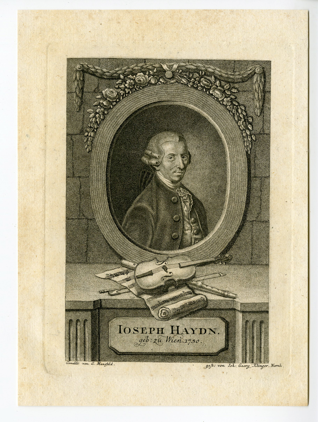 Antique Print - FRANZ JOSEPH HAYDN-COMPOSER-MUSIC-KLINGER after ...