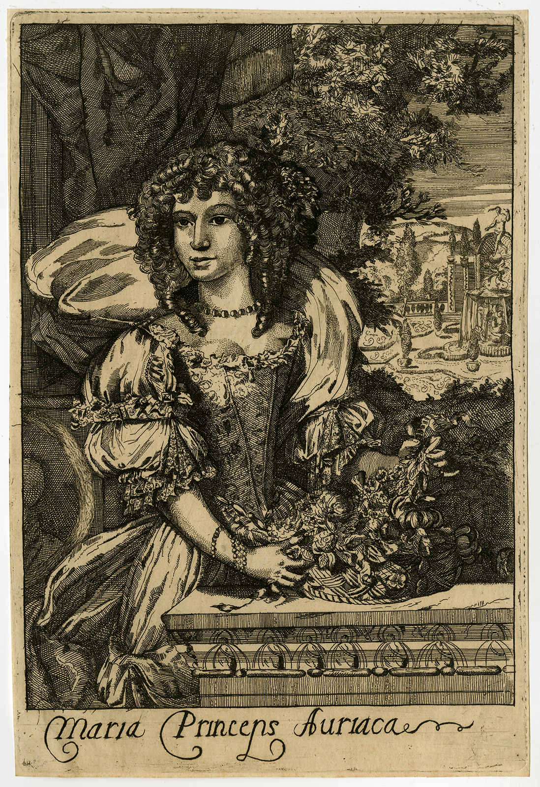 Rare Antique Print-MARY STUART-Lairesse-ca. 1690 · Pictura Antique Prints