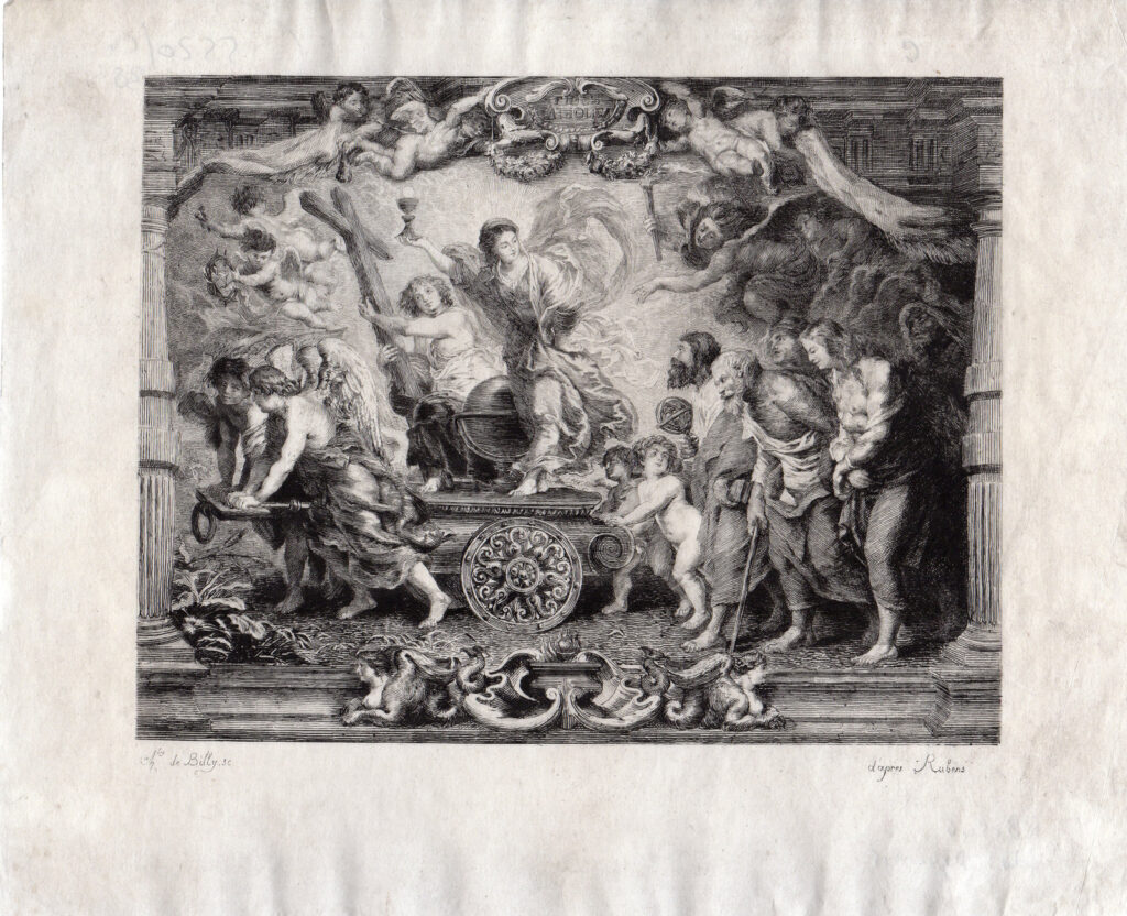Antique Print-RELIGION-FAITH-CATHOLIC-ANGELS-Rubens-de Billy-1900 ...