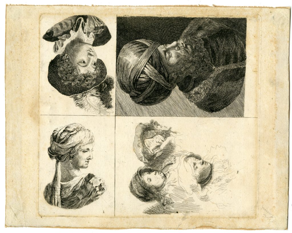 Antique Master Print-PORTRAITS-FIGURES-Rembrandt-c.1720 · Pictura ...