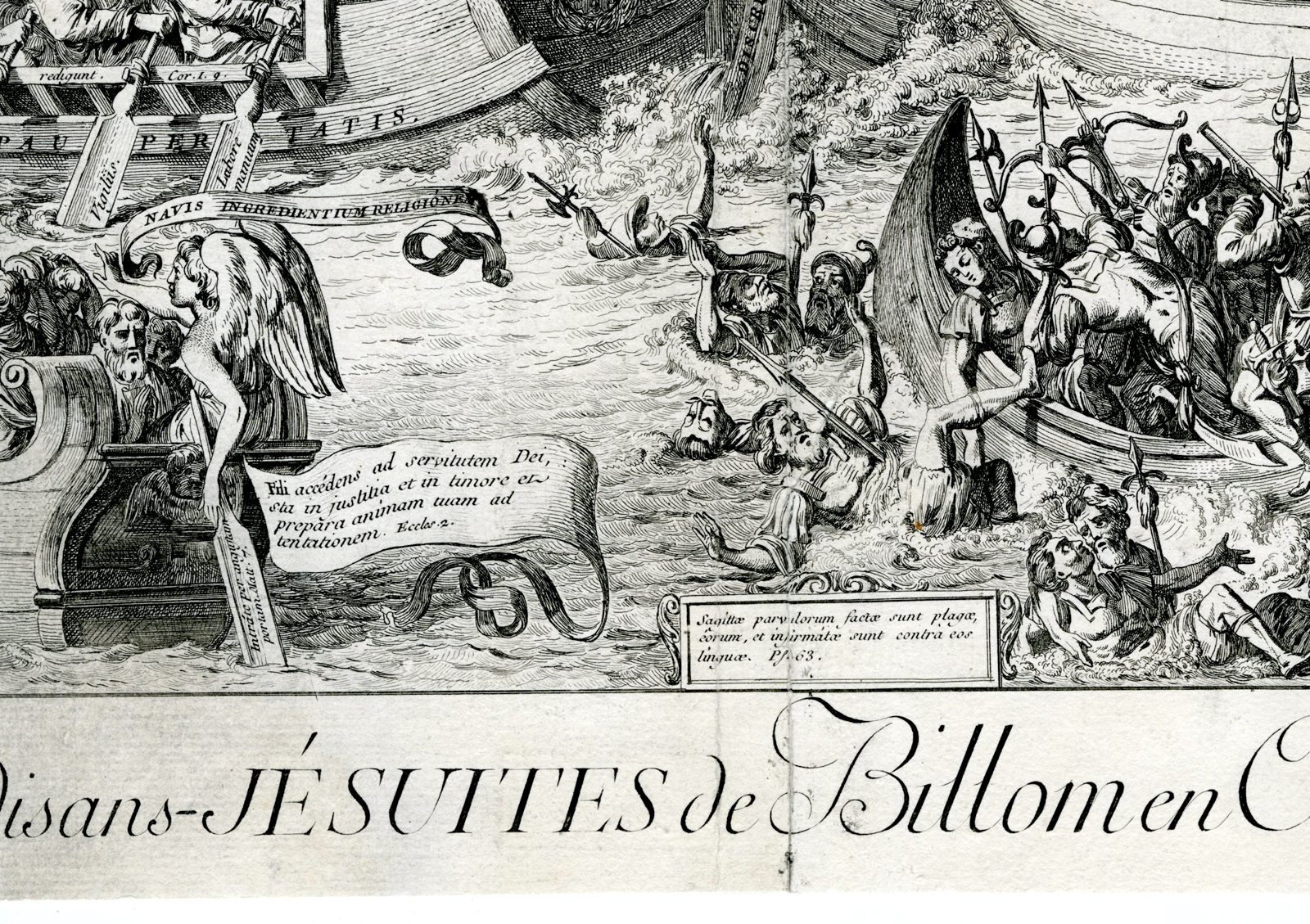 Antique Master Print-SATIRE-RELIGION-SHIP-CATHOLIC-JESUITS-Moreau-1762 ...