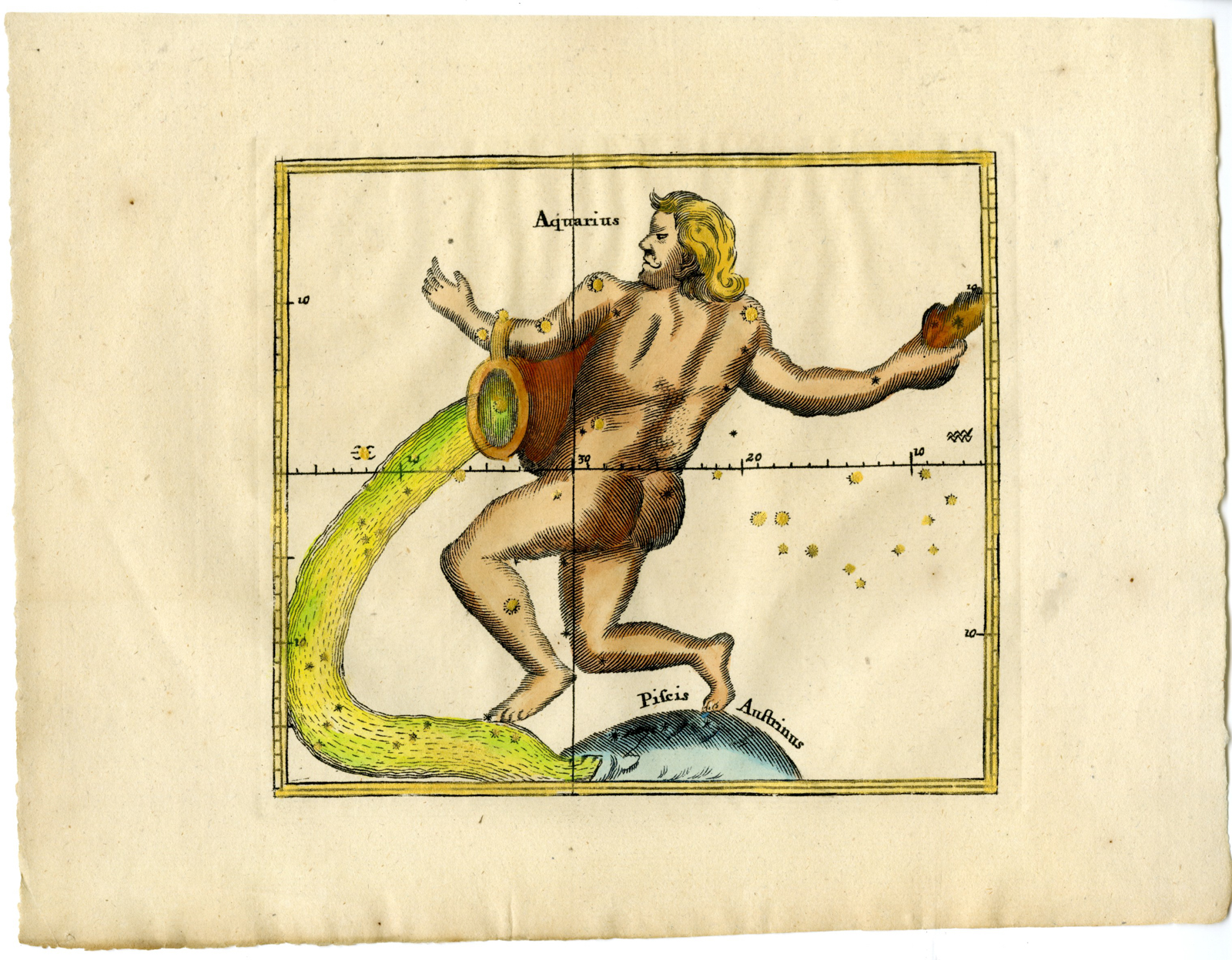 Antique Print-ASTRONOMY-ASTROLOGY-CONSTELLATION-ZODIAC-AQUARIUS-Seller ...